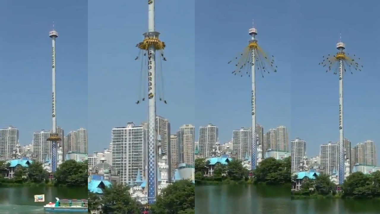 Dünyanın en adrenalinli eğlencesi Gyro Drop